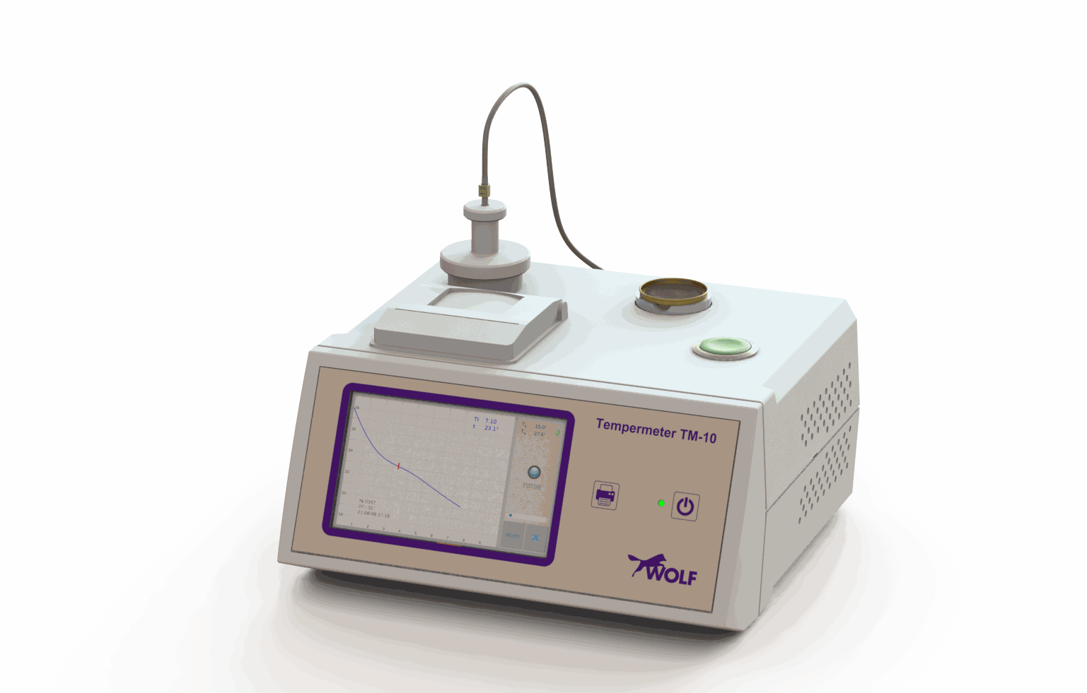 Wolf Spezialmaschinen stellt neuen Tempermeter TM-10 vor | Theobroma ...